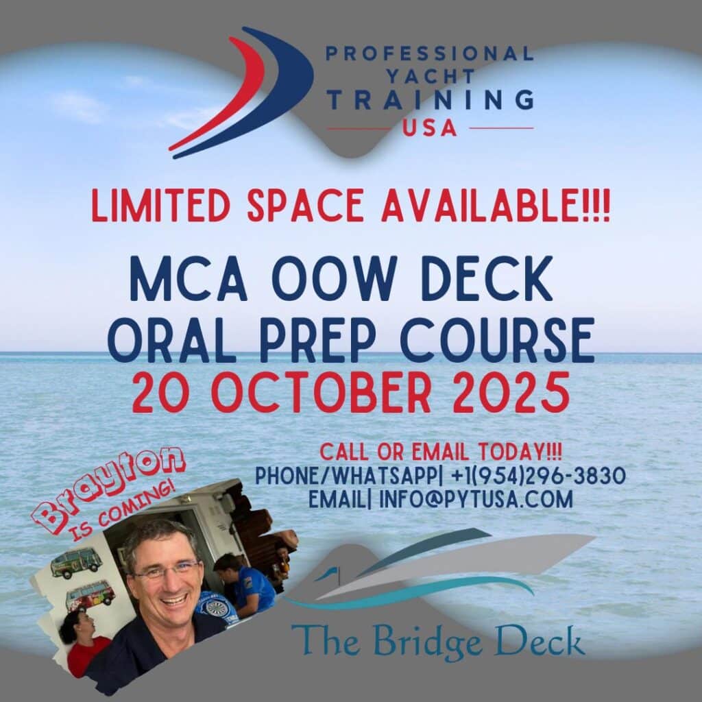What is the MCA Officer Of The Watch (OOW) | PYT USA